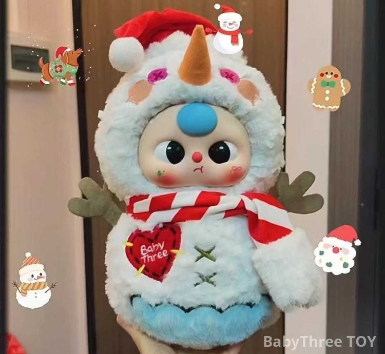 Baby three Christmas 400% Plush Toy Doll Blindbox - Baby Three Toy