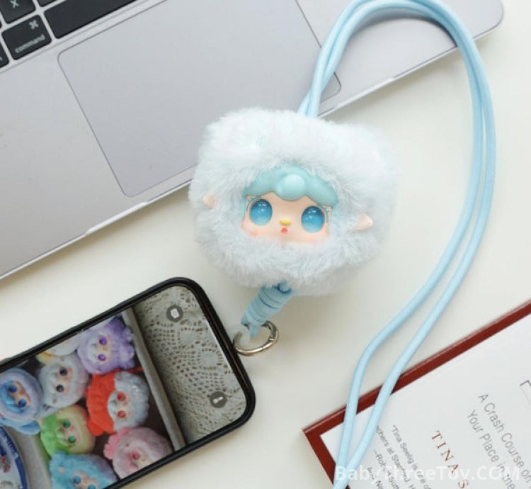 YOOKI V7 Mini Zoo Phone Lanyard Plush Toy Doll Blind Box - Baby Three Toy